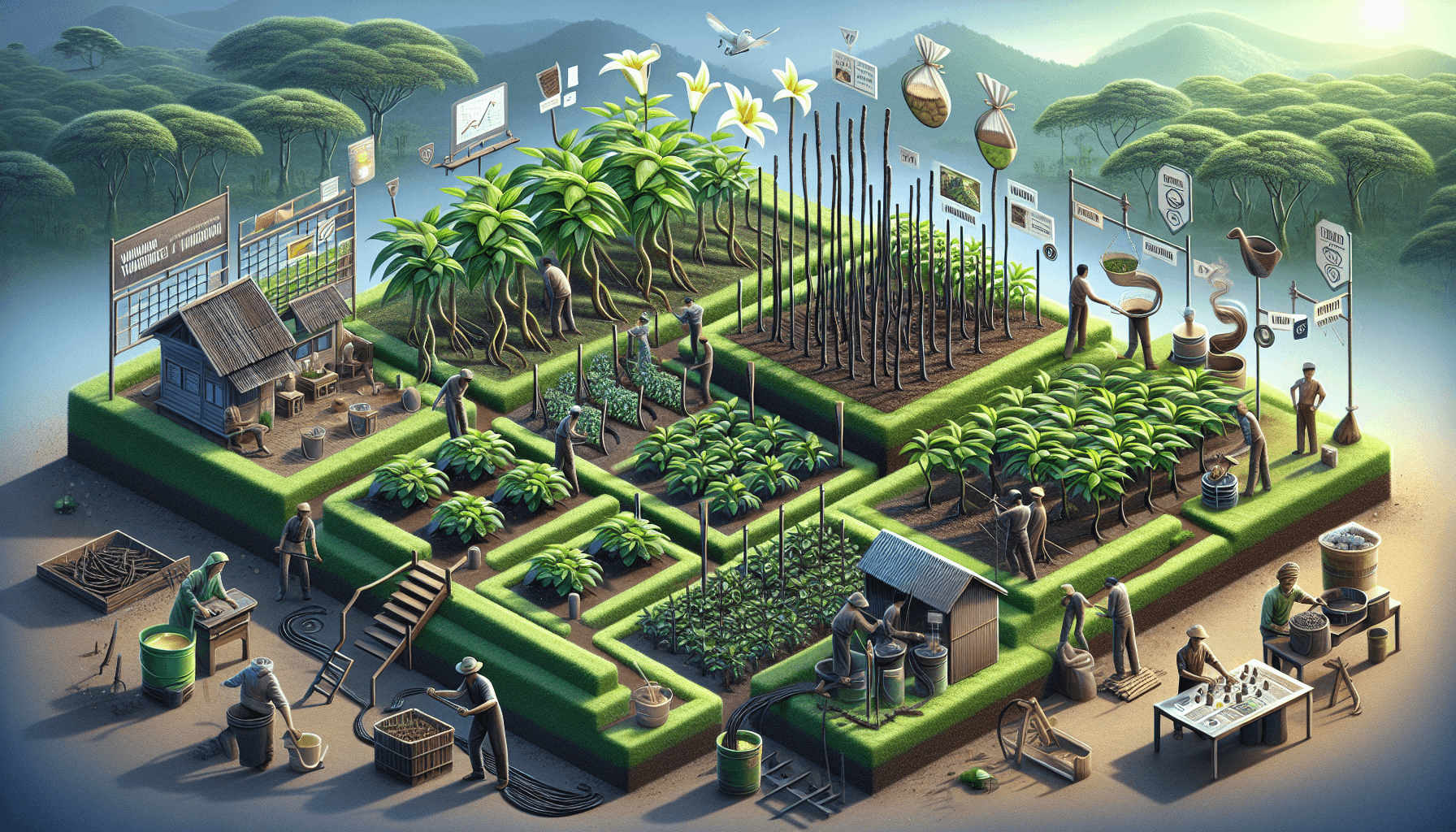 Indonesian Vanilla Farming Techniques - Indonesia Supplier